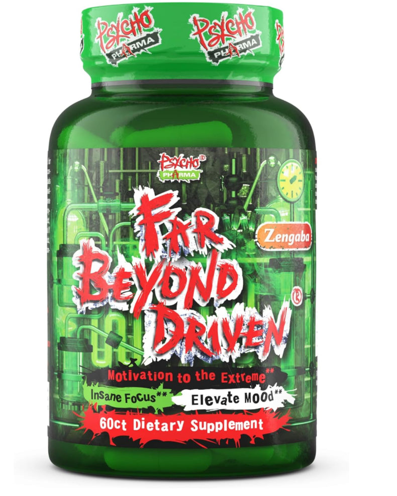 Far Beyond Driven - 60 Vegetable Capsules (Psycho Pharma) – Nurse 1 ...