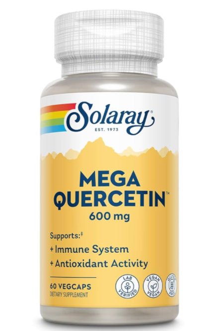 Mega Quercetin 600mg - 60 Vegicaps (Solaray) – Nurse 1 Nutrition